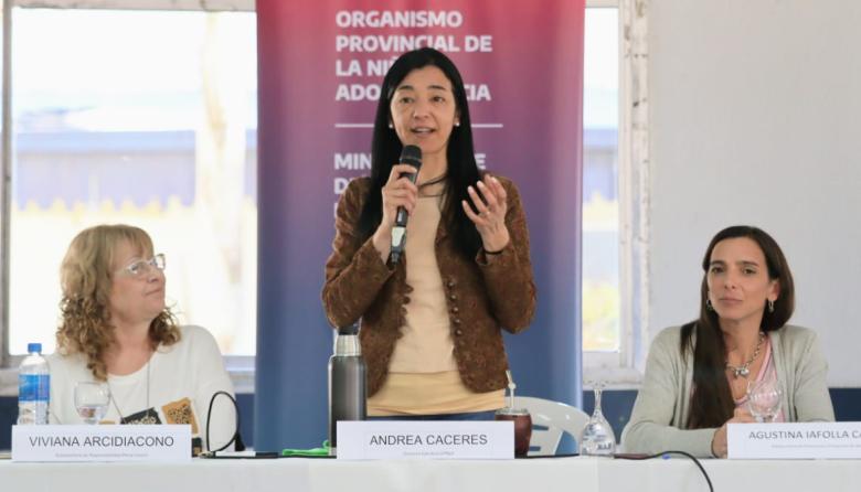 Andrea Cáceres lideró un encuentro para coordinar acciones en favor de ...